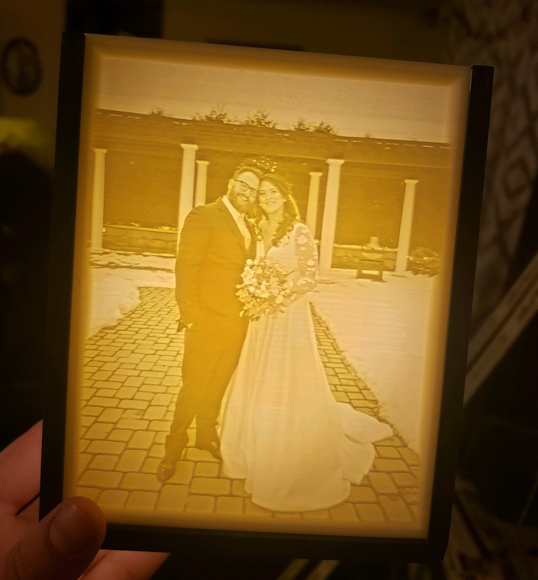 Personalized Lithophane 3d Printed And Custom To Order Etsy