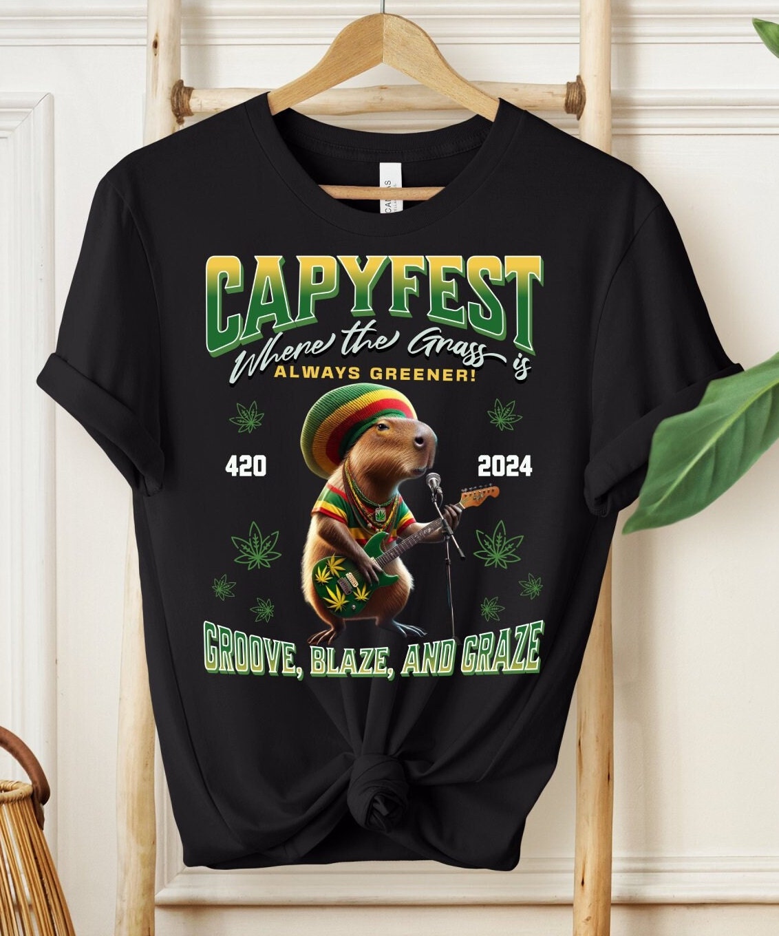 Capybara Shirt , 420 Shirt, Y2k Shirt, Shirts That Go Hard, 420 Shirt, Capybara Reggae Shirt ...