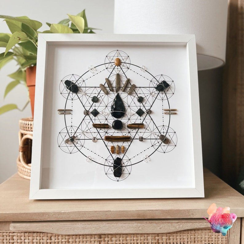 Power & Strength Crystal Grid - Etsy