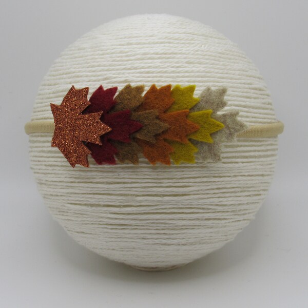 Felt Leaf Headband - Etsy