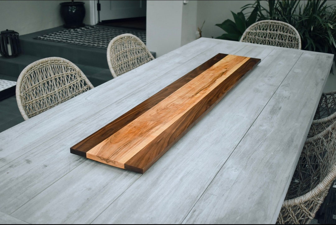 Wooden Handmade Table Runner - Etsy