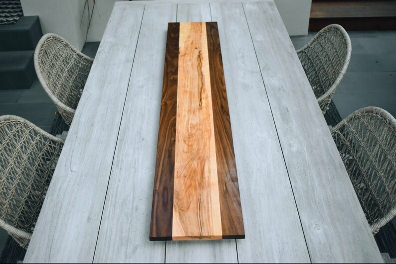 Wooden Handmade Table Runner - Etsy