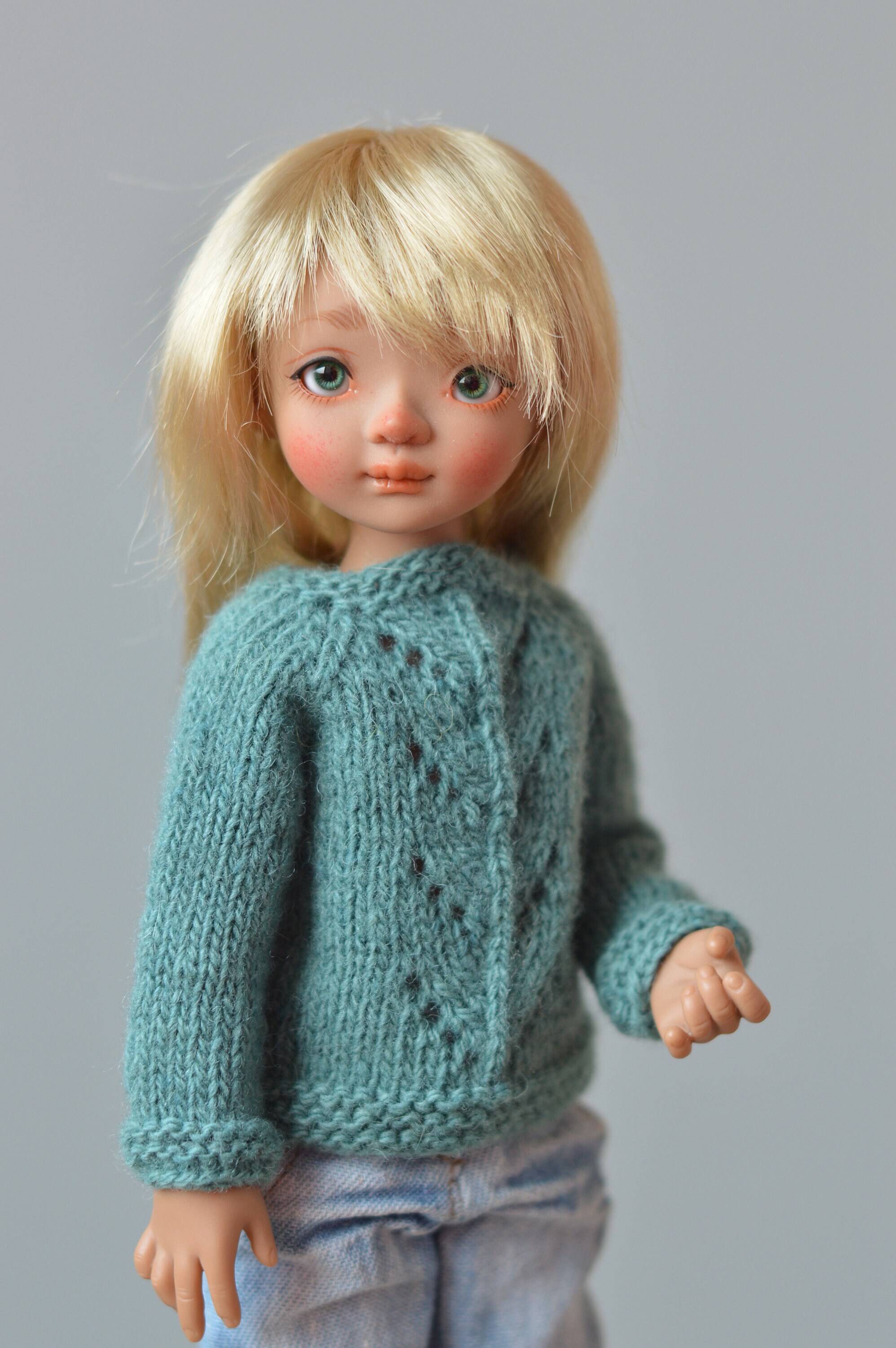 Sweater for Irrealdoll Nora, Tali, Wool Jumper, Knitted Doll Clothes ...