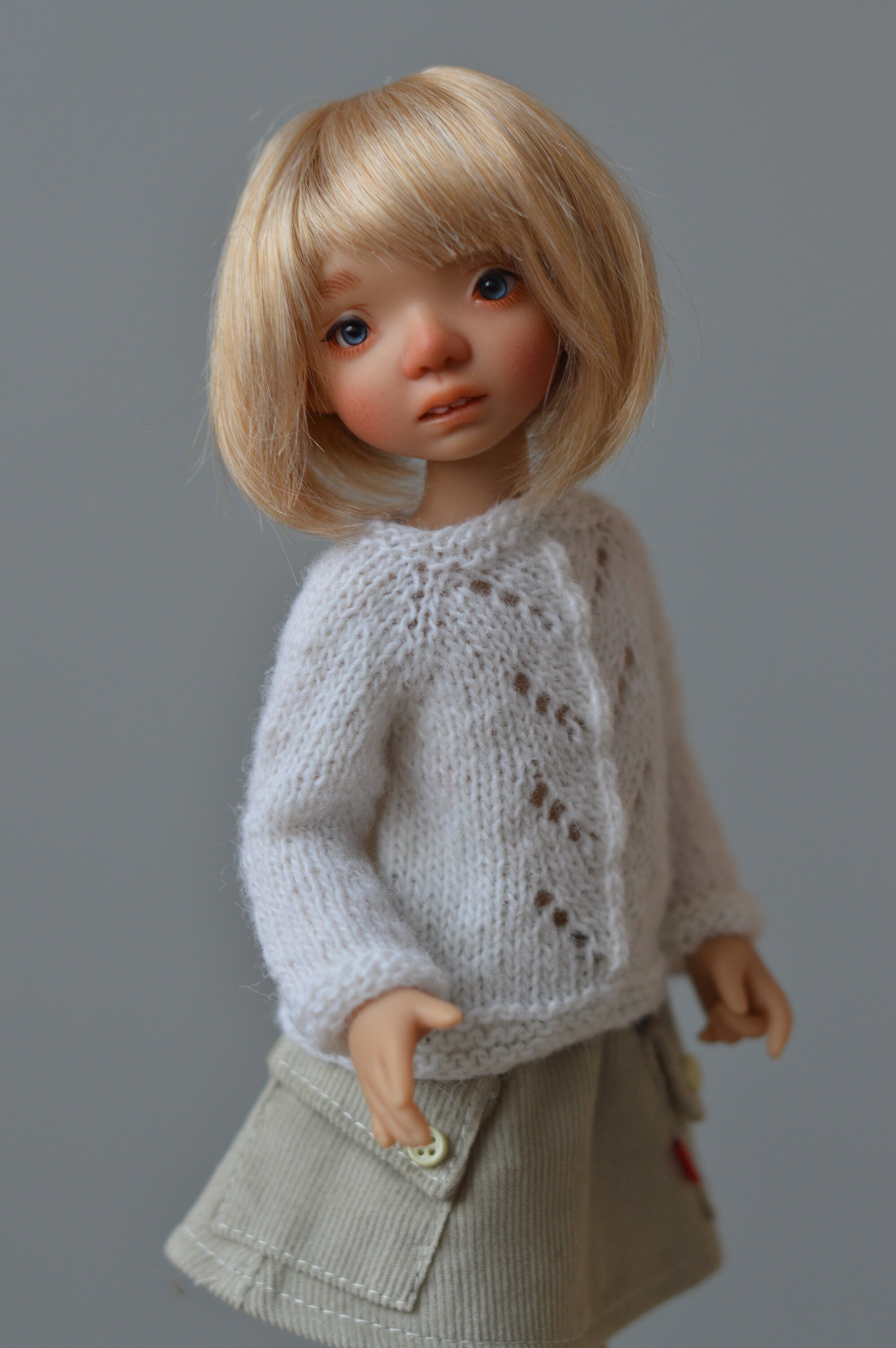 Sweater for Irrealdoll Nora, Tali, Wool Jumper, Knitted Doll Clothes ...