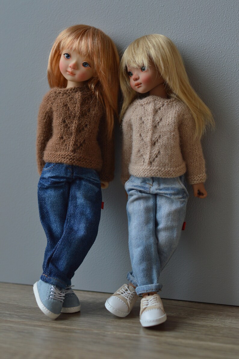 Sweater for Irrealdoll Nora, Tali, Wool Jumper, Knitted Doll Clothes ...