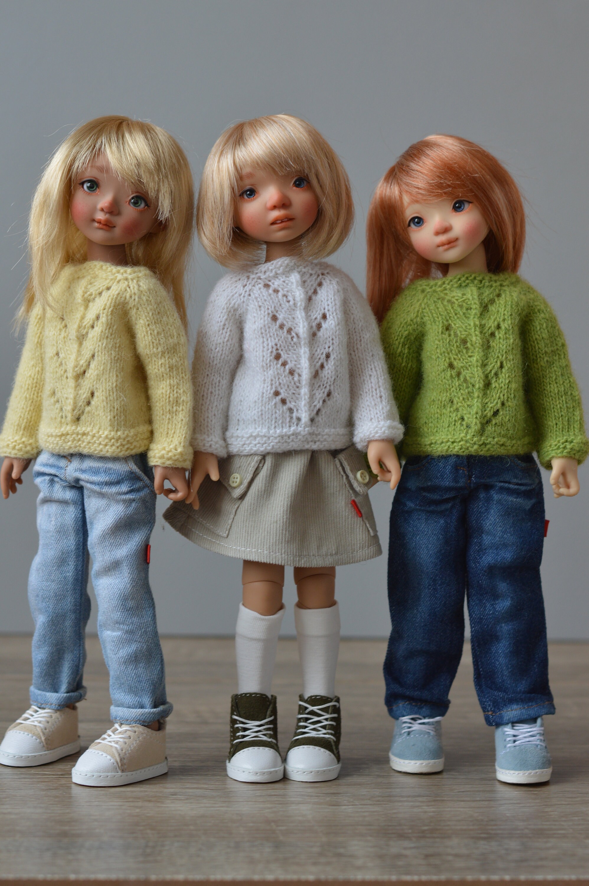 Sweater for Irrealdoll Nora, Tali, Wool Jumper, Knitted Doll Clothes ...