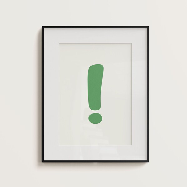 Exclamation Mark - Etsy