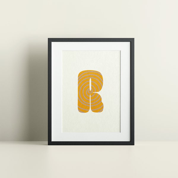 Cute Letter R Print - Etsy
