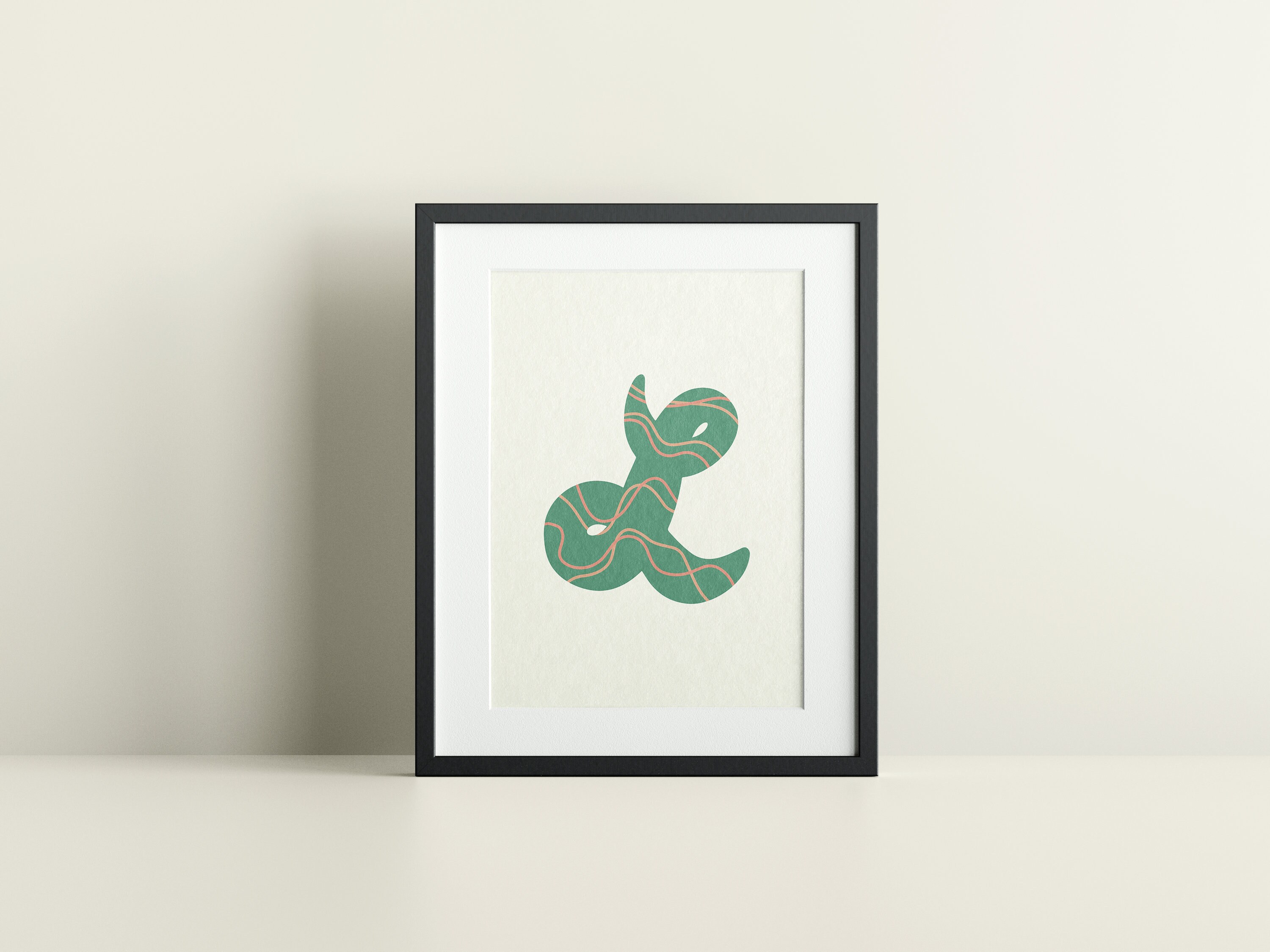 Letter L DIGITAL PRINT, Cute Alphabet Wall Art for Learning or Design ...