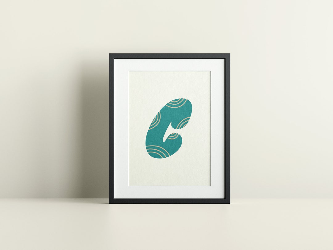 Letter C DIGITAL PRINT, Cute Alphabet Wall Art for Learning or Design ...