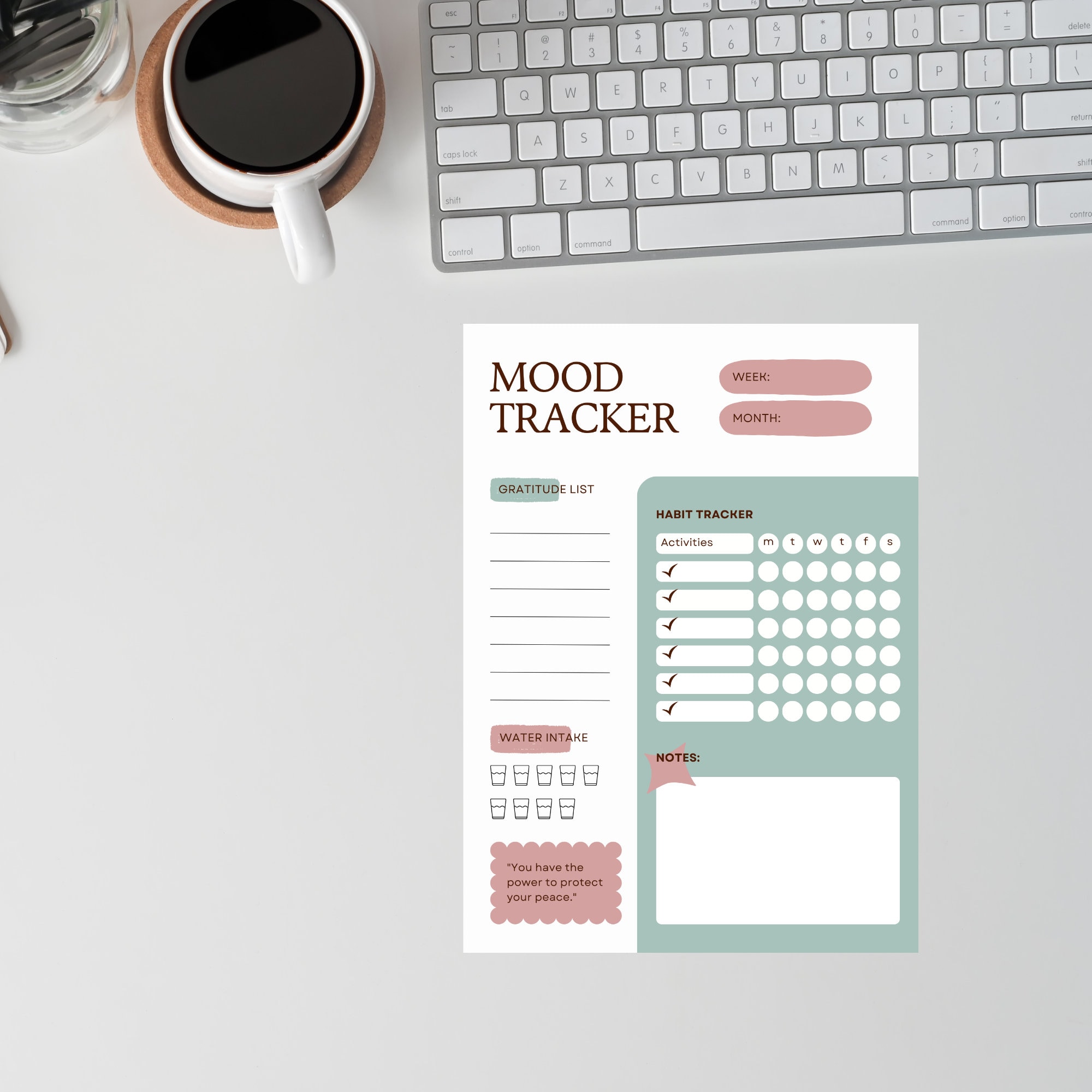Mood Tracker Planner Achieve Emotional Well-being and Boost ...