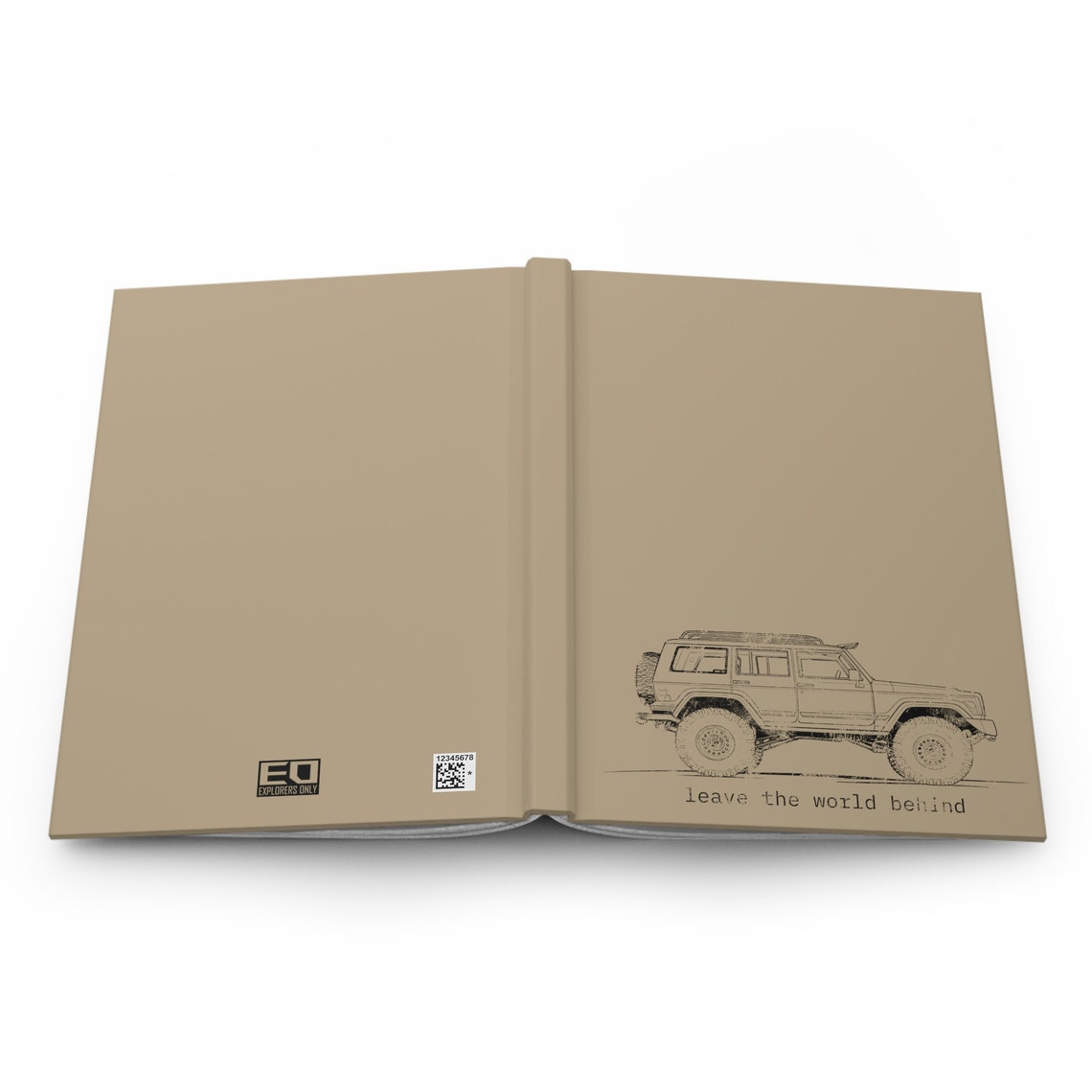 Hardcover Road Overland Trip Journal | Explorers Only | Leave the World ...