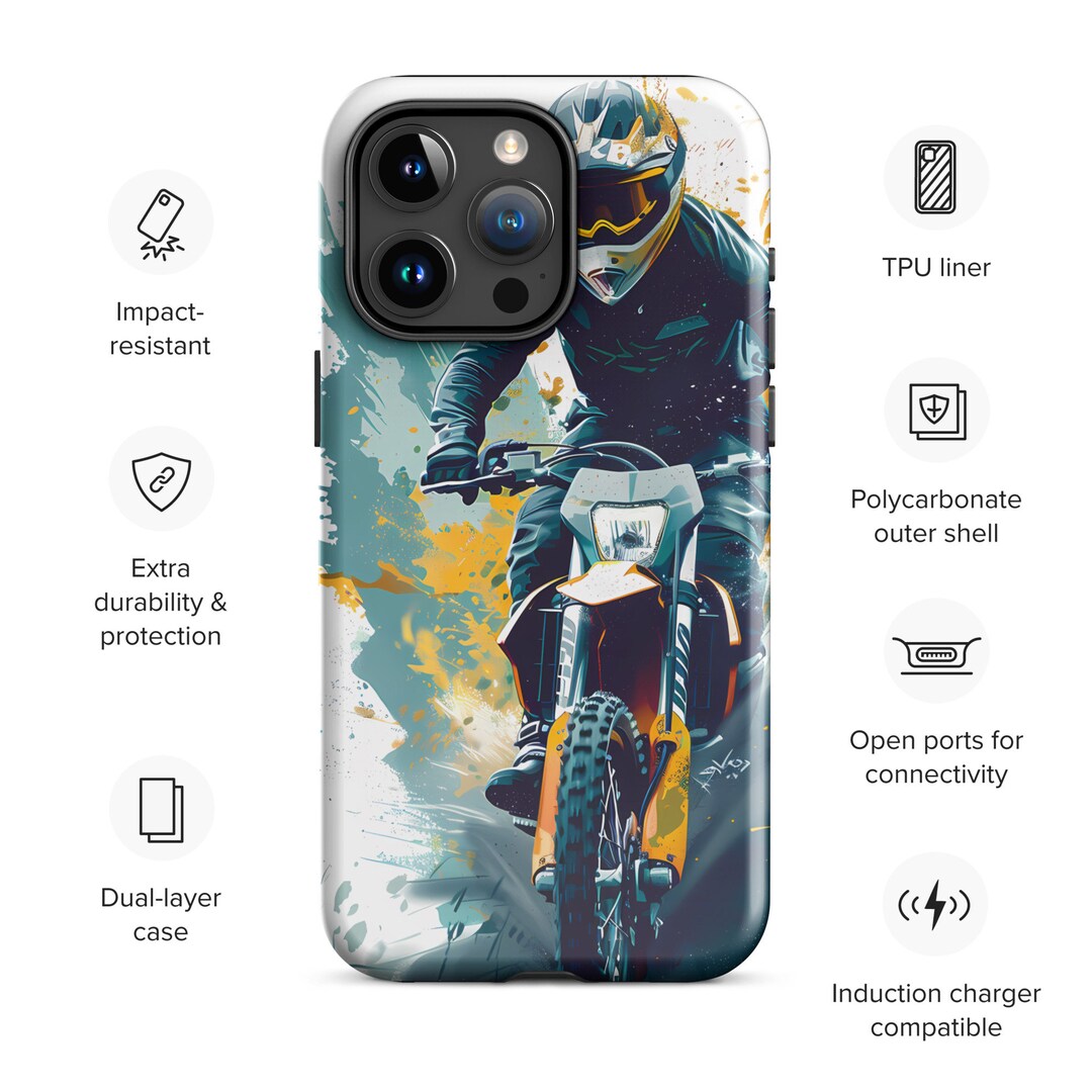 Motocross Dirt Bike Motorcycle Cell Phone Case - Etsy