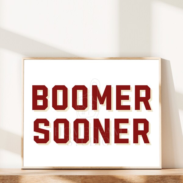 Boomer Sooner - Etsy