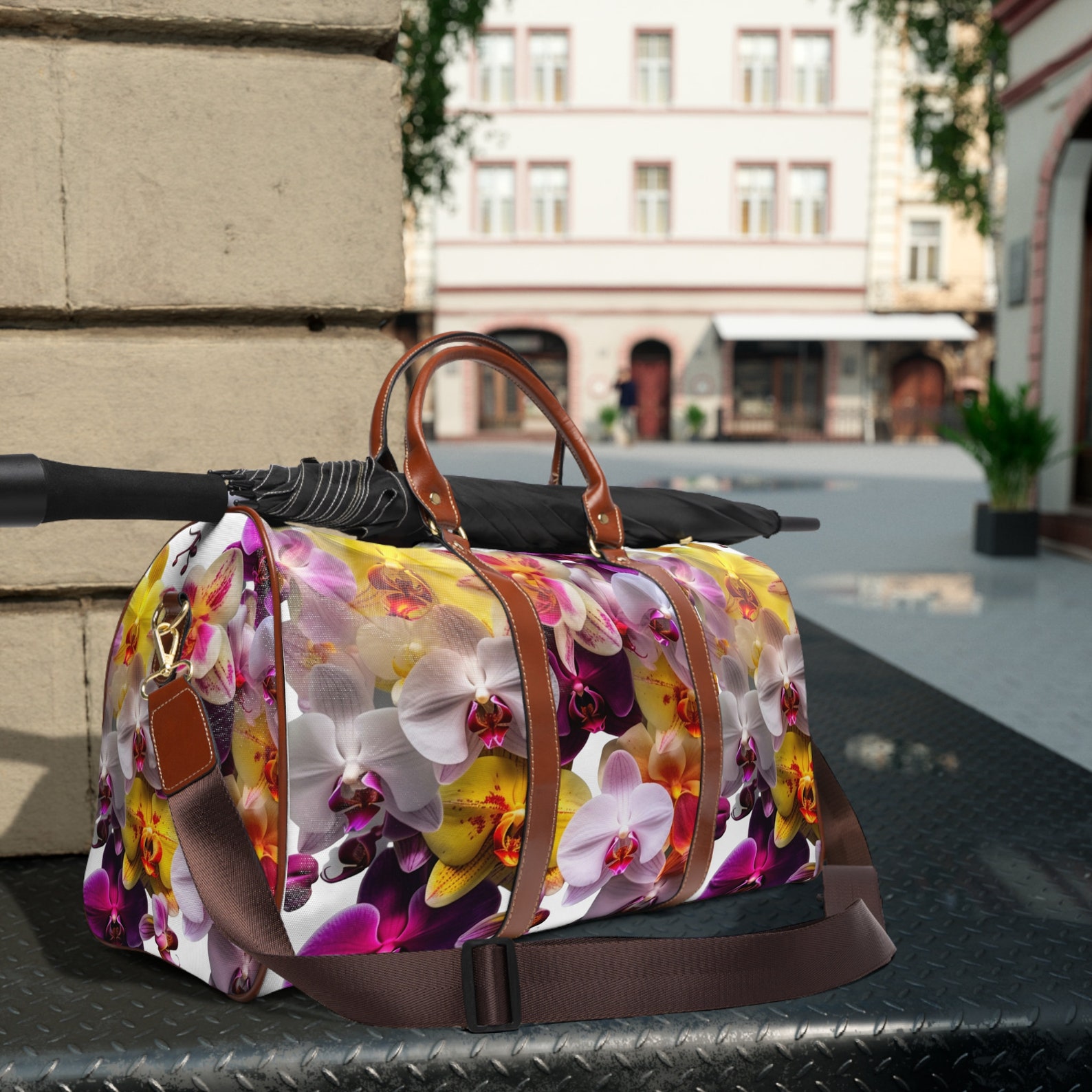 Orchids Flowers Waterproof Travel Bag 20" × 12'' × 9" - Etsy