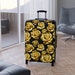 Gold Roses Travel Airport Luggage Suitcases, Cute Flowers Suitcase - Etsy