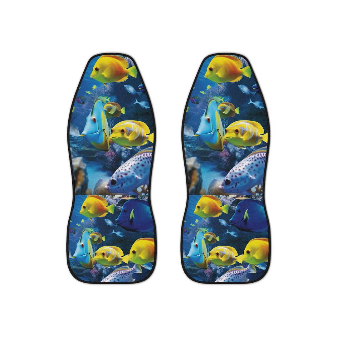 Deep Sea Ocean Fish Car Seat Covers, Relaxation Seat Protection ...