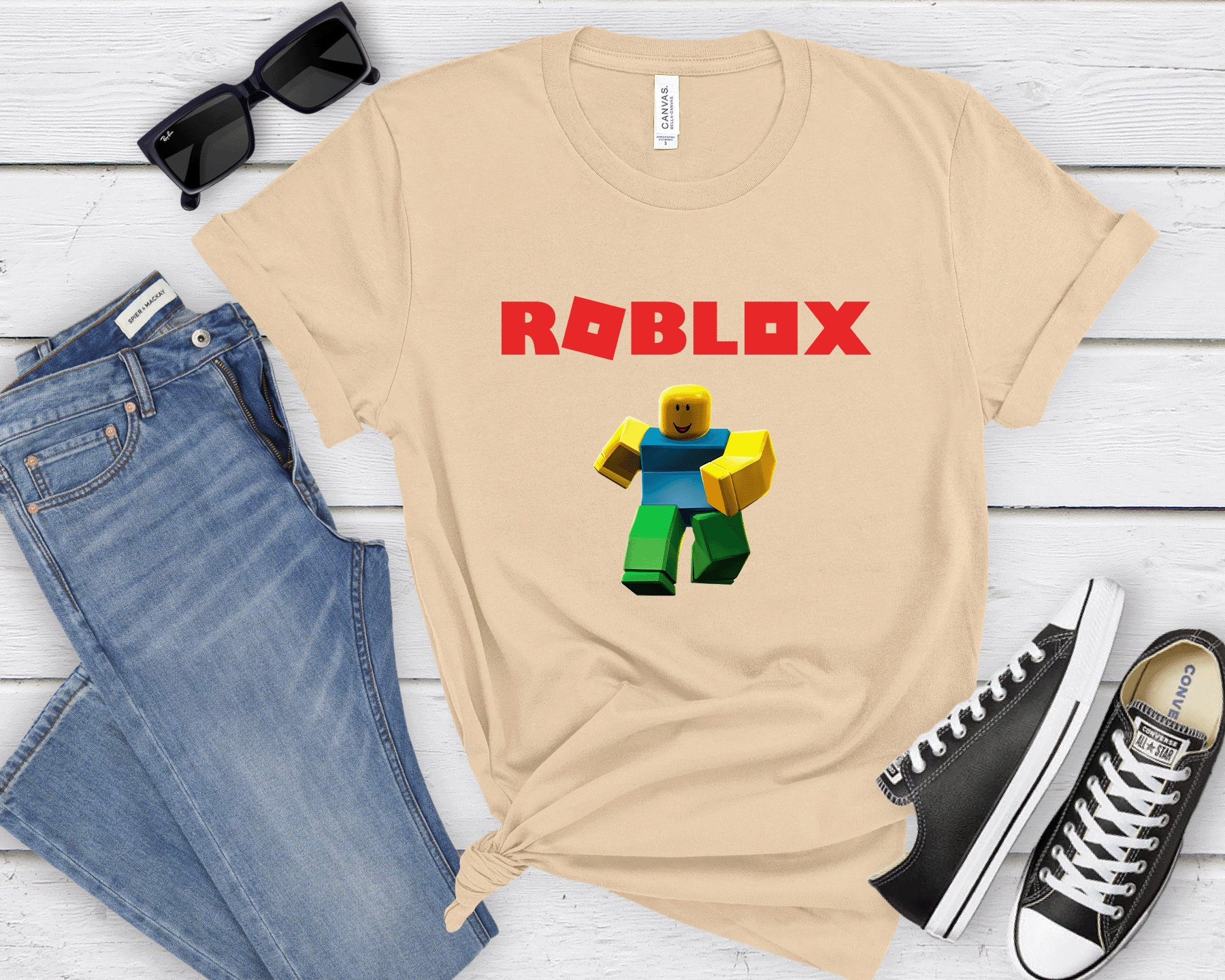 Roblox Noob Shirt, Roblox Boy Tshirt, Roblox Kids Tee, Roblox Birthday ...