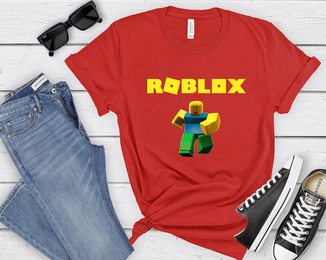 Roblox Noob Shirt, Roblox Boy Tshirt, Roblox Kids Tee, Roblox Birthday ...