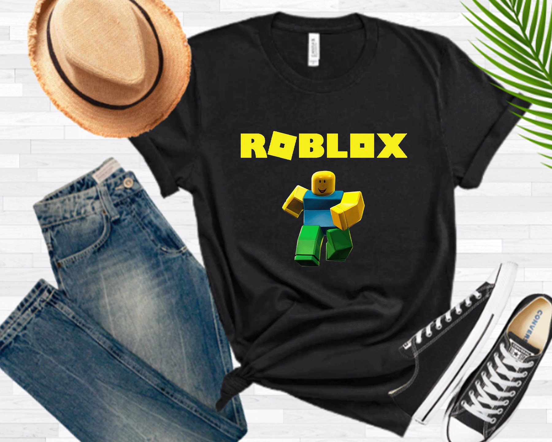 Roblox Noob Shirt, Roblox Boy Tshirt, Roblox Kids Tee, Roblox Birthday ...