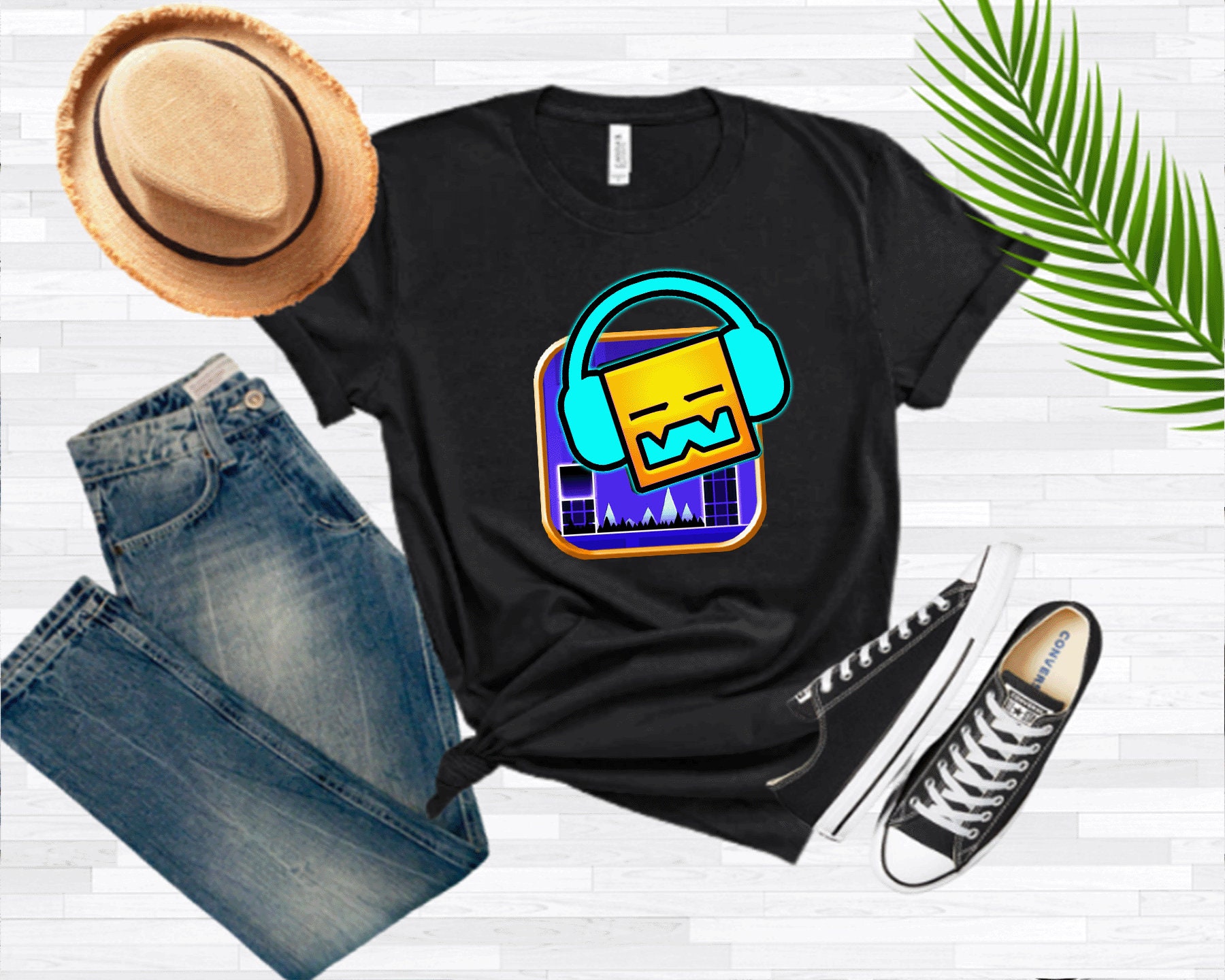 Geometry Dash Tshirt, Kids Geometry Dash Shirt, Birthday Boy Geometry ...