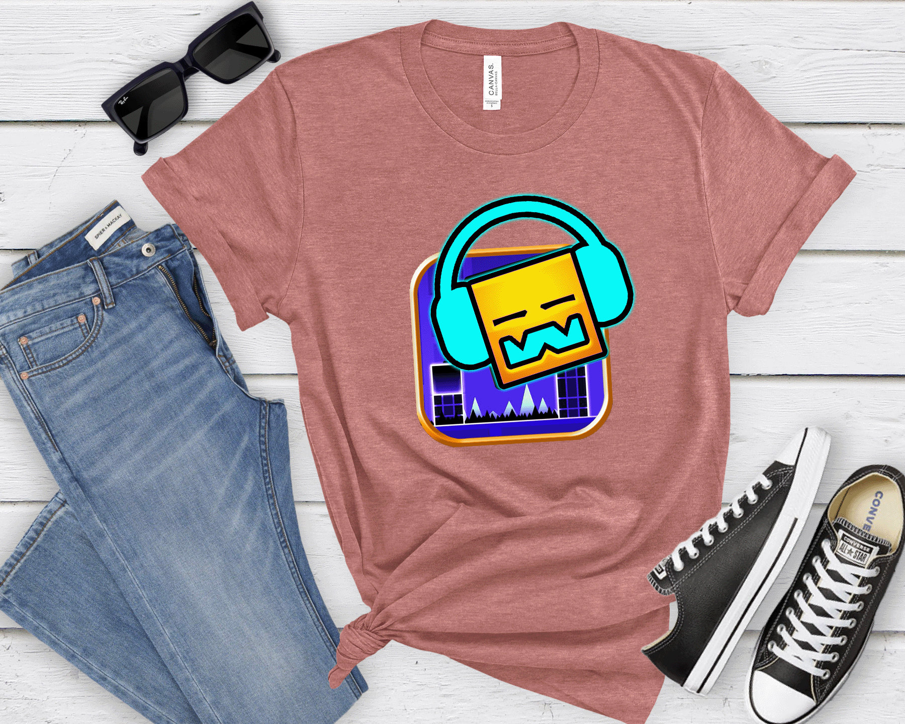 Geometry Dash Tshirt, Kids Geometry Dash Shirt, Birthday Boy Geometry ...