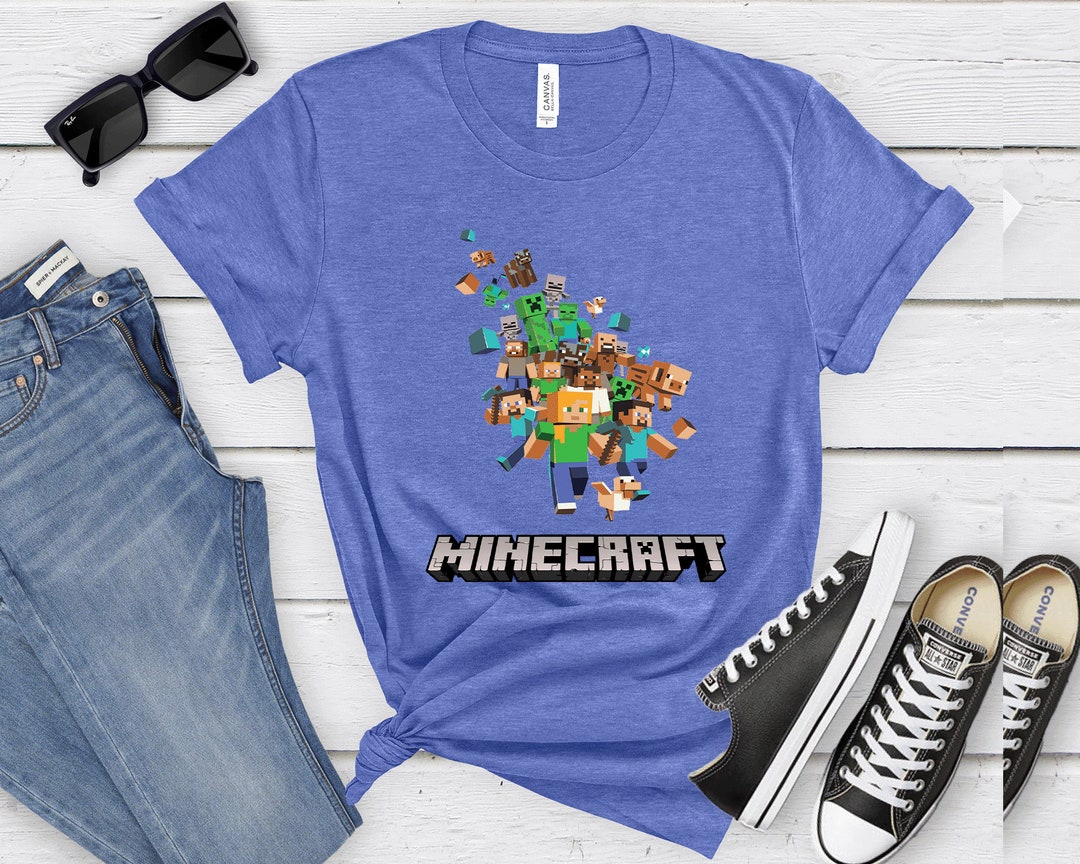 Minecraft Tshirt for Kids, Minecraft Birthday Shirt, Boys Minecraft Tee ...