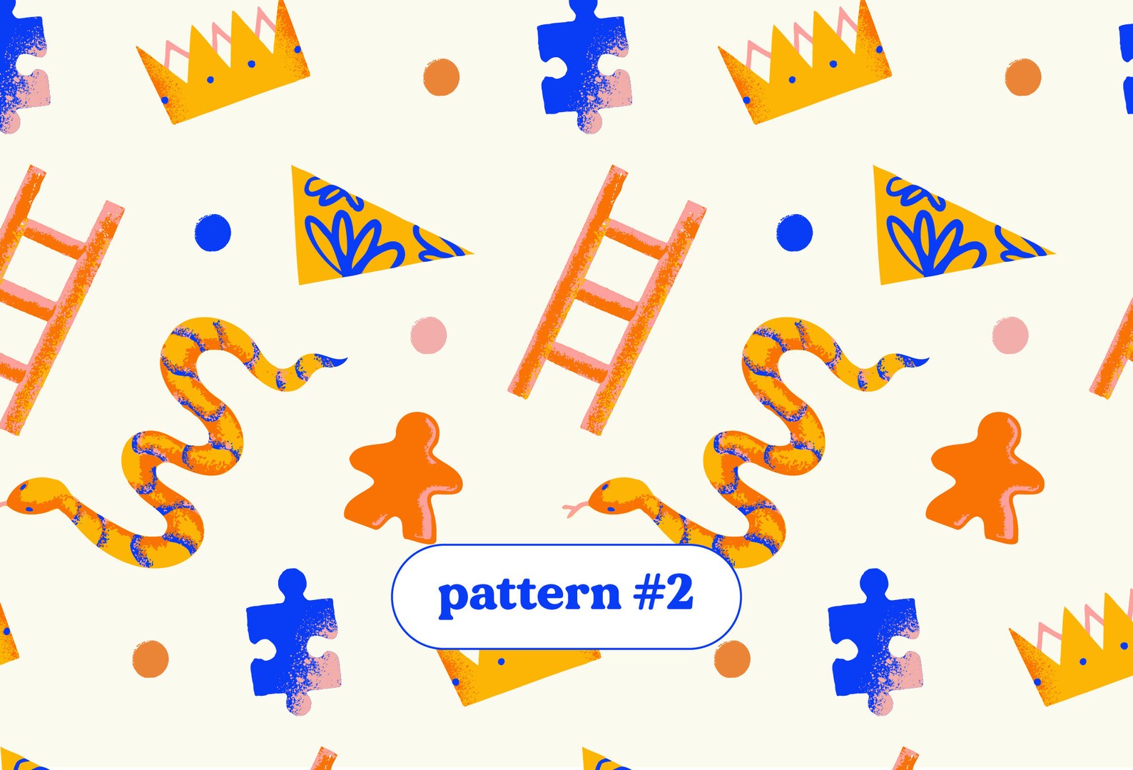 40 Vector Shapes and Patterns Wacky & Whimsical Asset Pack Digital ...