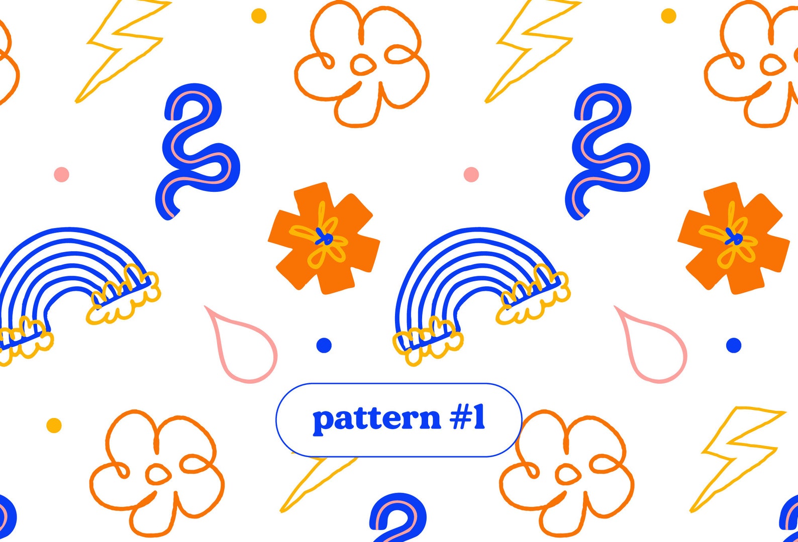 40 Vector Shapes and Patterns | Wacky & Whimsical Asset Pack| Digital ...