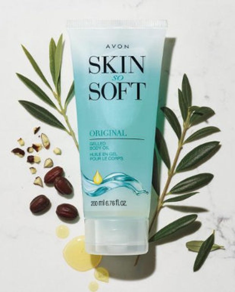 Avon Skin so Soft Original Gelled Body Oil - Etsy Avon Skin so Soft Original Gelled Body Oil - Etsy