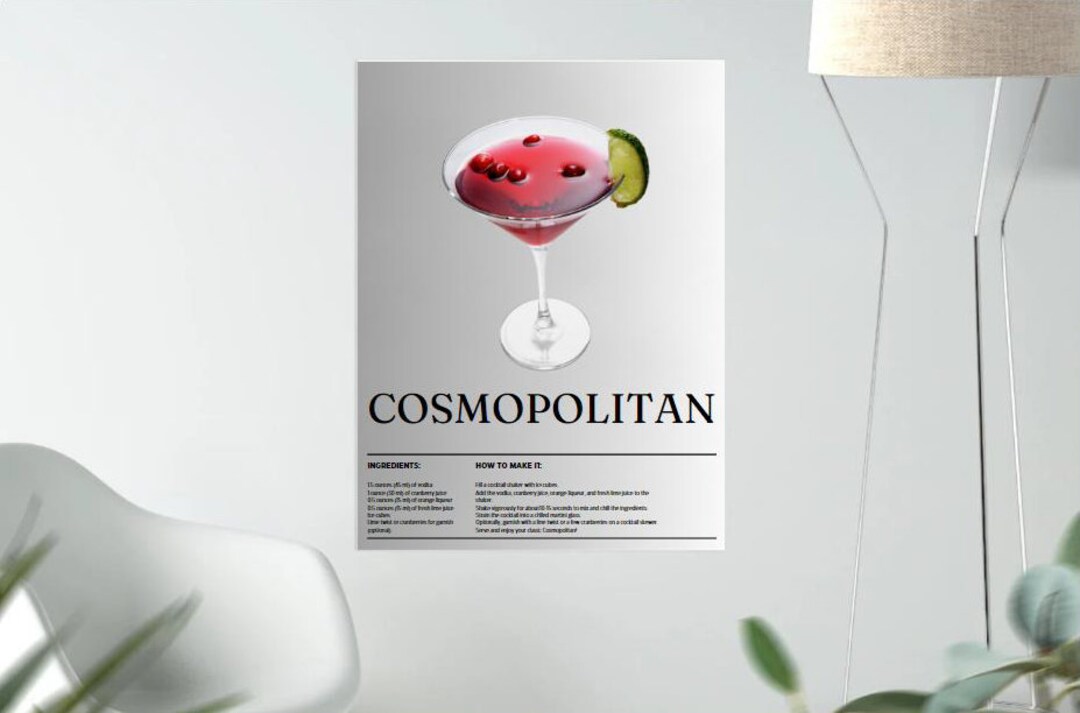 COSMO Digital Poster - Etsy