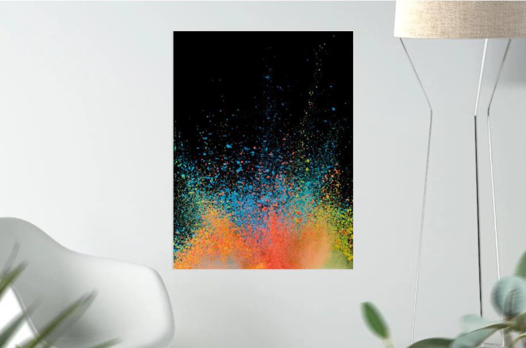 COLOR SPLASH Digital Poster - Etsy