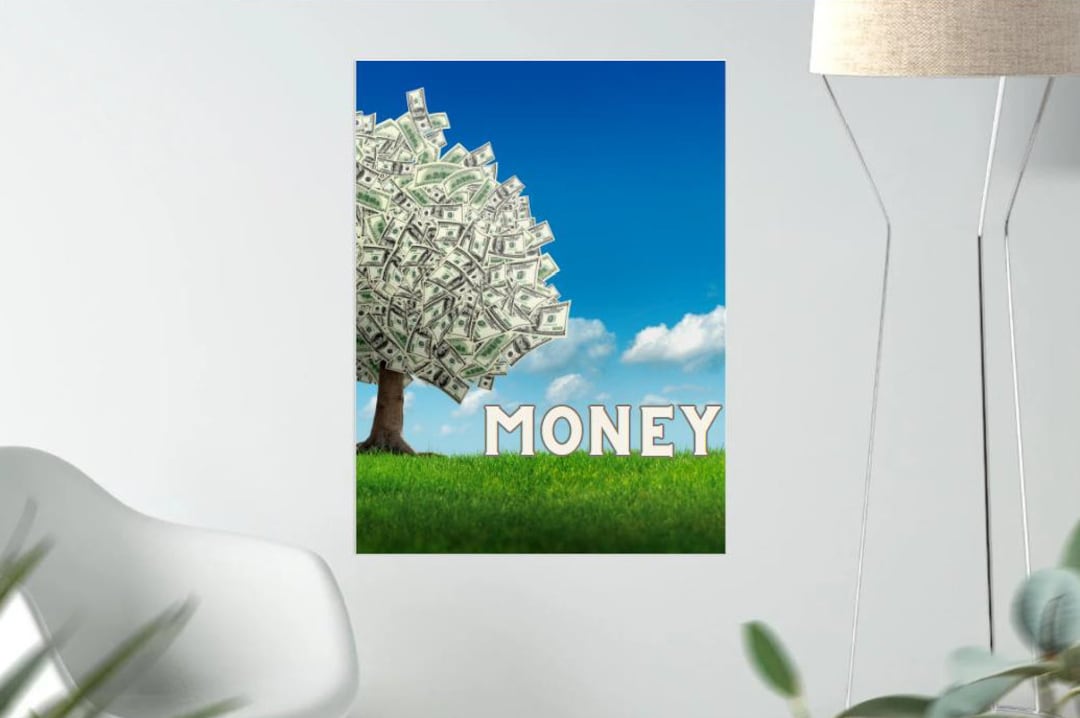 MONEY Digital Poster - Etsy