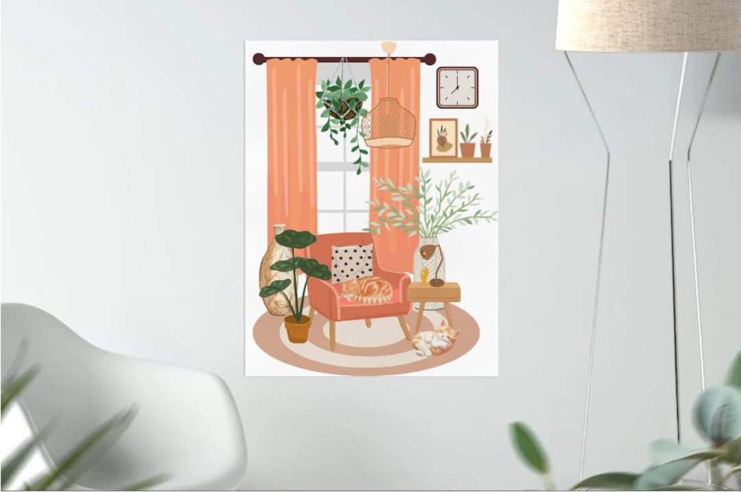 CAT NAP Digital Poster - Etsy