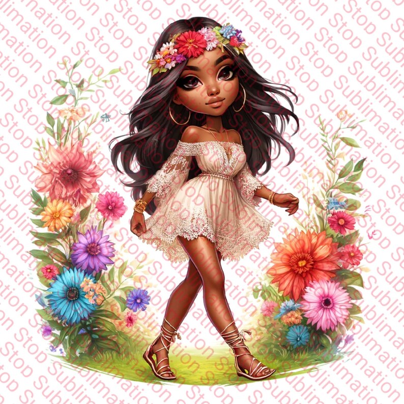 Boho Chibi Grace - Etsy