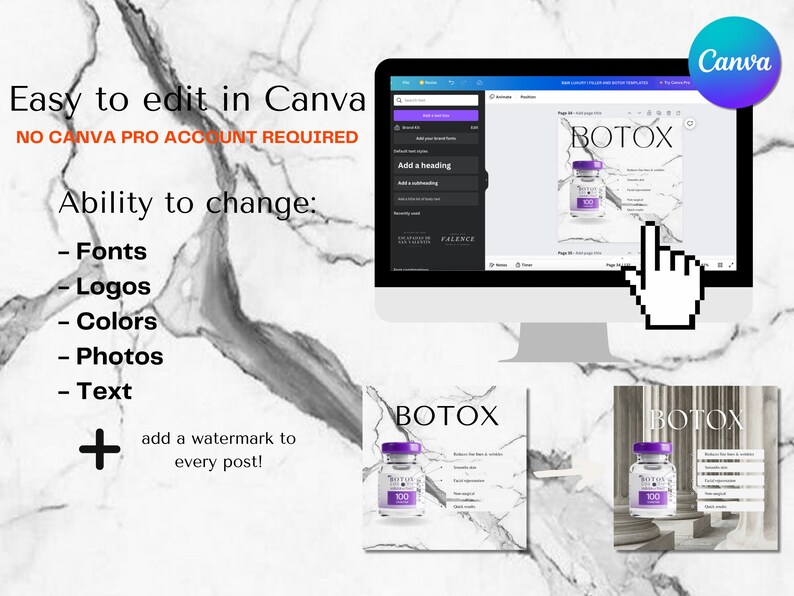 100+ Botox and Filler Instagram Templates | LUXURY WHITE AESTHETIC ...