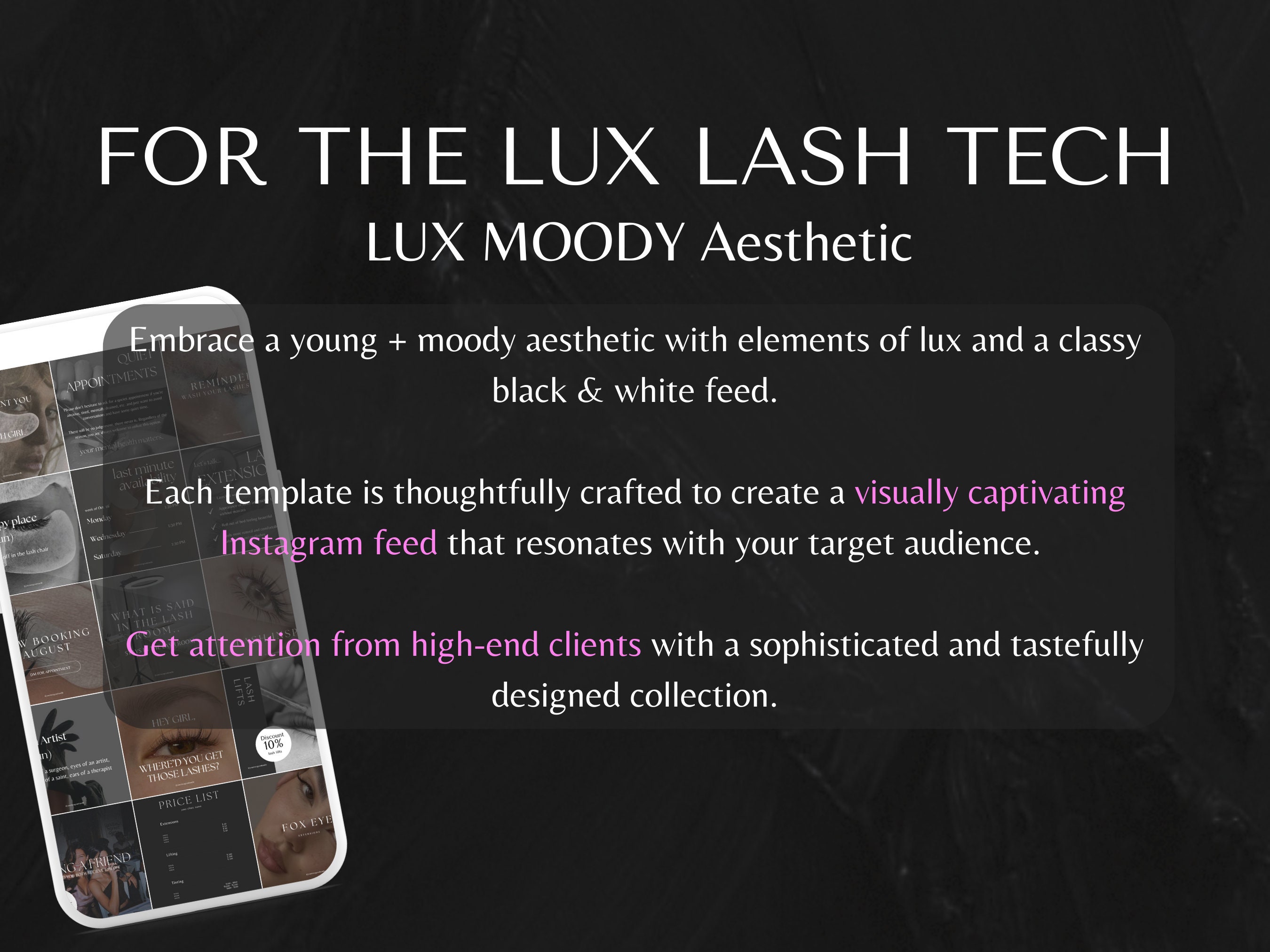 Lash Tech Instagram Posts | Canva Templates | Lash Artist | Lash Tech ...