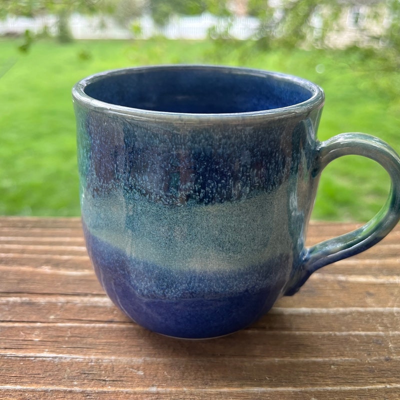 Blue Coffee Mug - Etsy