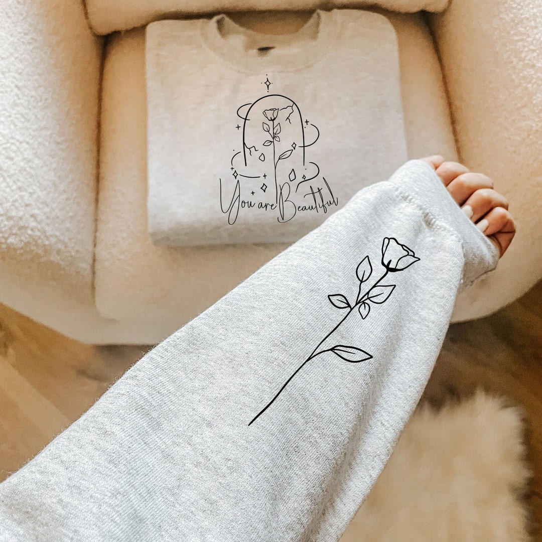 Boho Rose SVG PNG Wildflower Clipart, Good Vibes Sublimation Design ...