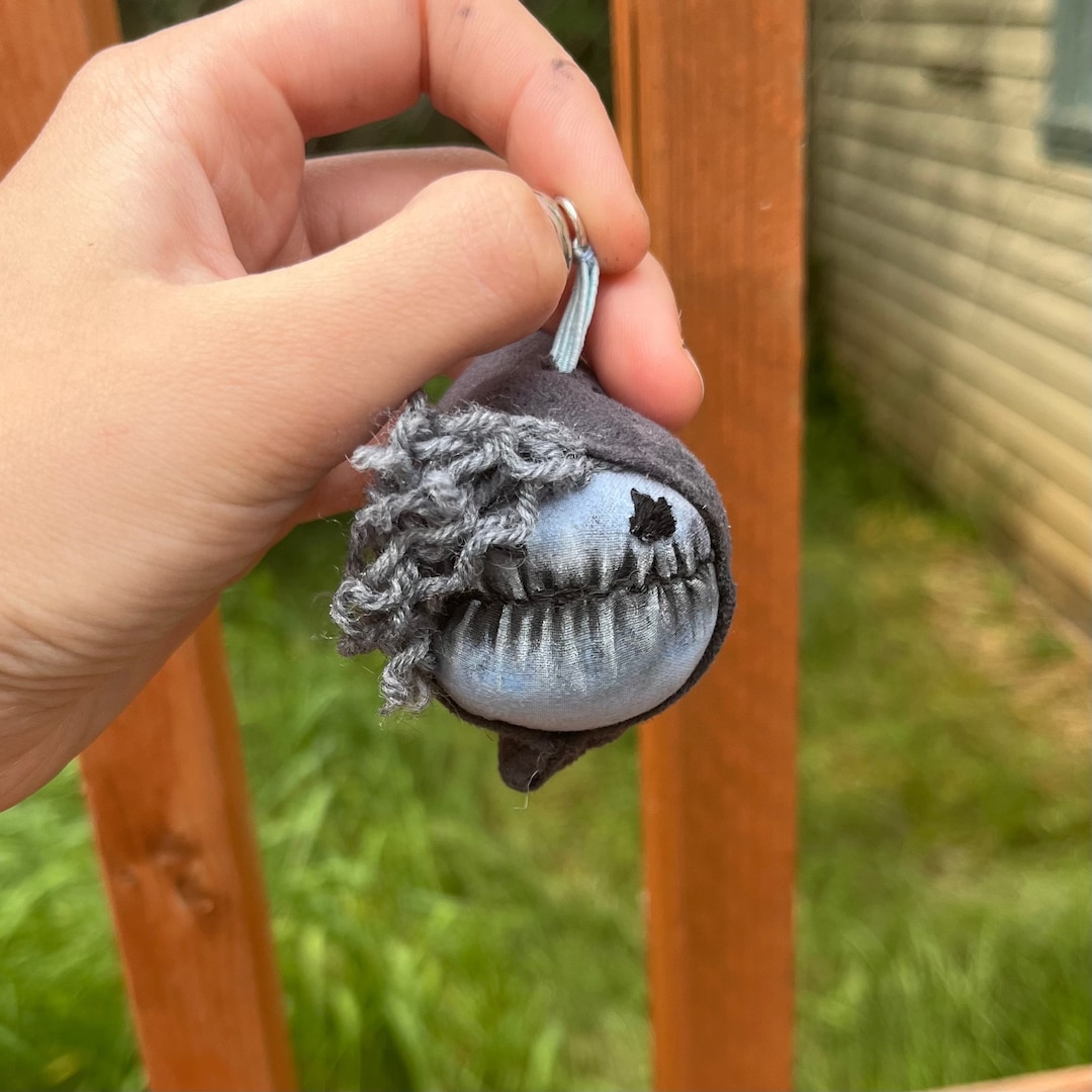 Creepy Keychain Plush zephy Shrunken Head - Etsy