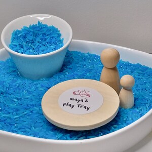 Sky Sensory Rice Base / Sensory Bin / Messy Play / Early Years ...