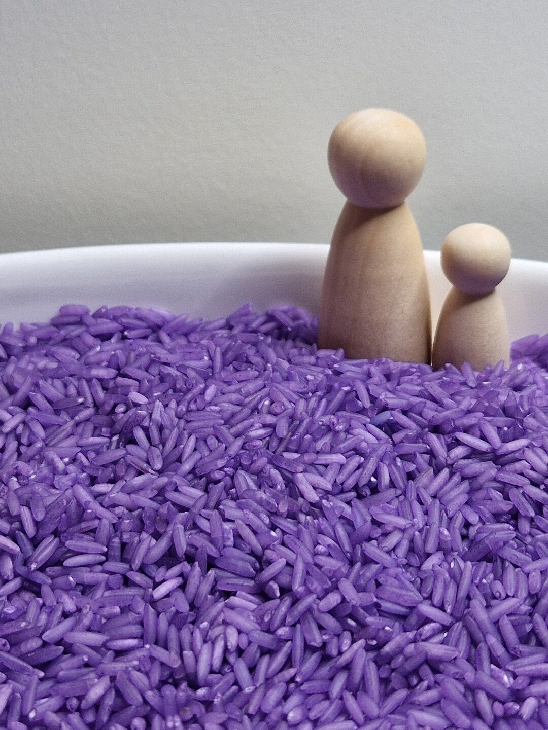 Purple Sensory Rice Base / Sensory Bin / Messy Play / Early Years ...