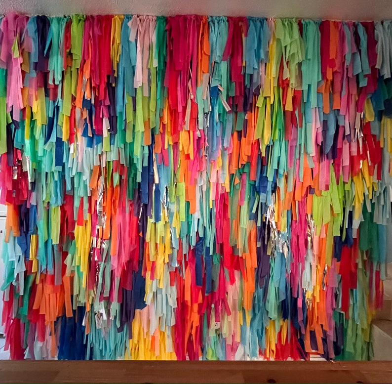 Streamer Backdrop Wall Streamer DIY Wall Streamer Supplies Wall Decor ...