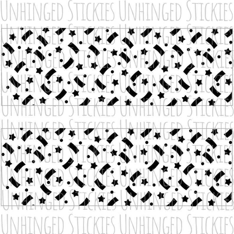 Star Confetti Car Decal - Etsy