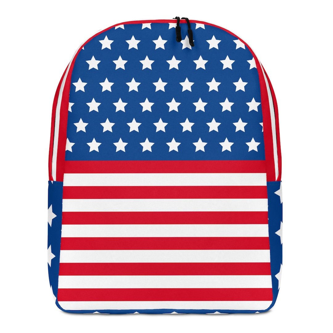 USA Flag Backpack - Etsy