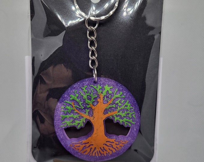 Tree of Life Keyrings, Healing, Tree of Life, Gems, Gift, Cute Gift ...