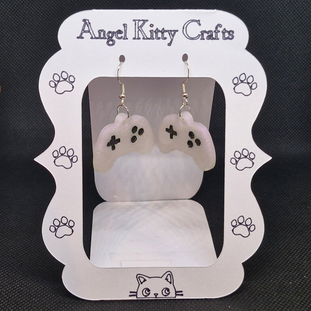 Handmade Retro Gaming Earrings, Gameboy, Xbox, Playstation, Controller ...