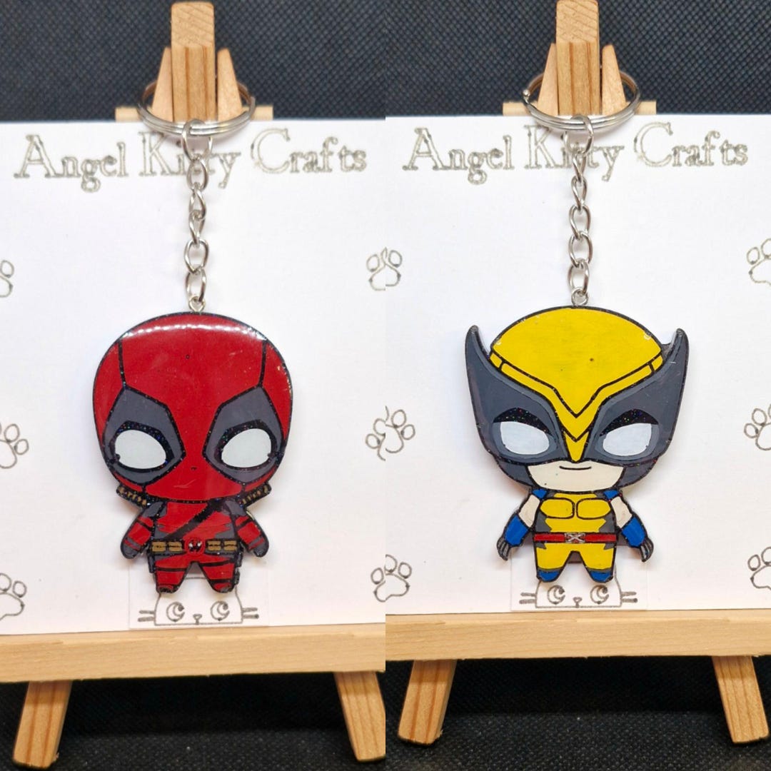 Deadpool & Wolverine Keychains - Etsy