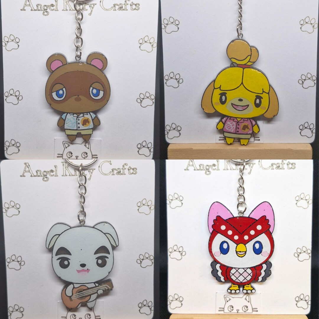 Animal Crossing Keychains - Etsy