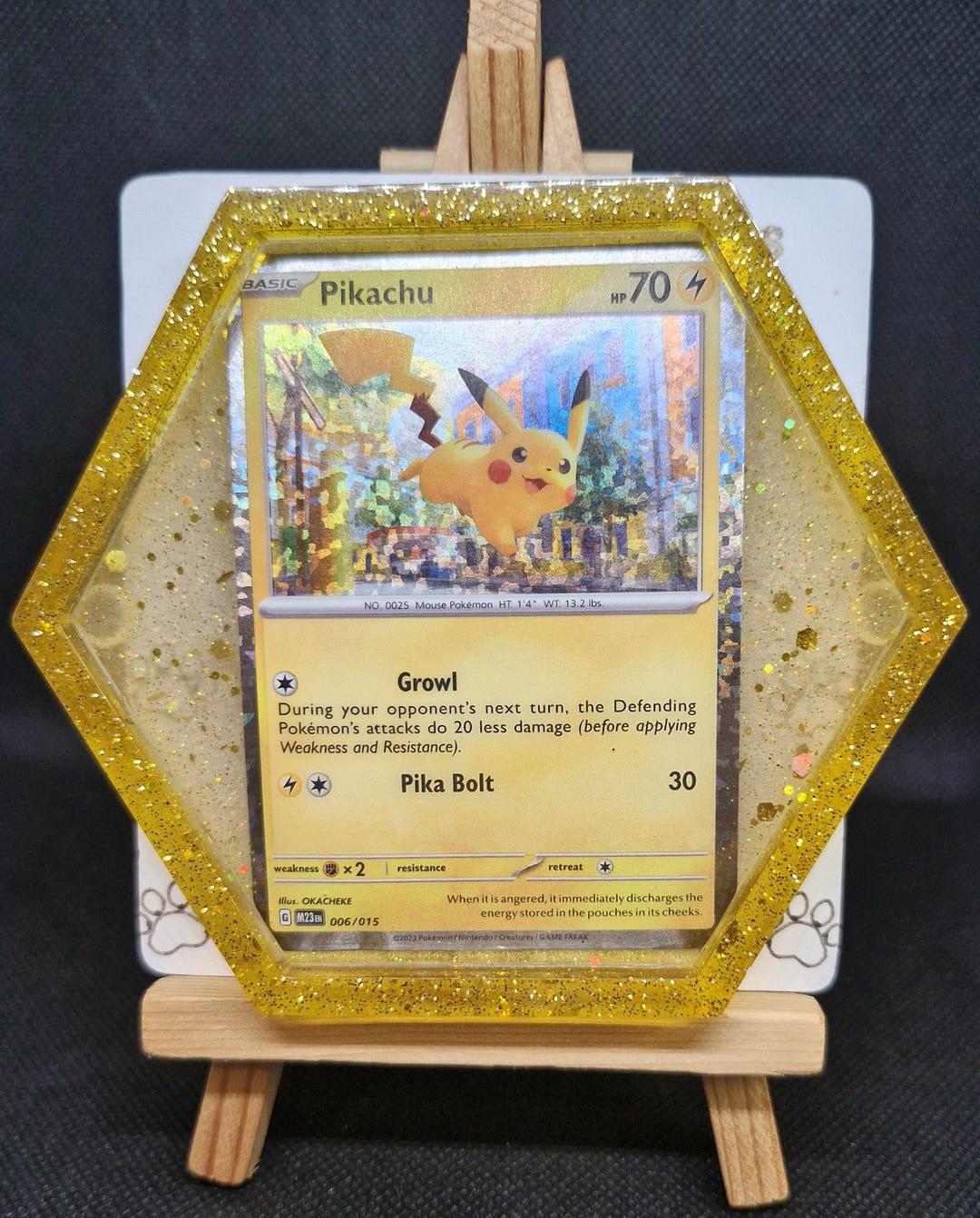 Pikachu Pokemon TCG Coaster - Etsy
